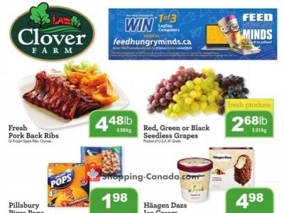 Clover Farm Flyers, Weekly ads in Canada | Shopping Canada