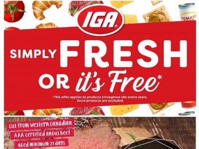 IGA Extra store - 580 rue Victoria, Edmundston, New Brunswick, Canada ...
