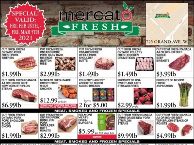 Mercato Fresh Flyers, Weekly ads in Canada | Shopping Canada