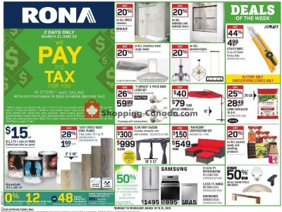 Rona store - 730 Ottawa street south, Kitchener, Ontario, Canada ...