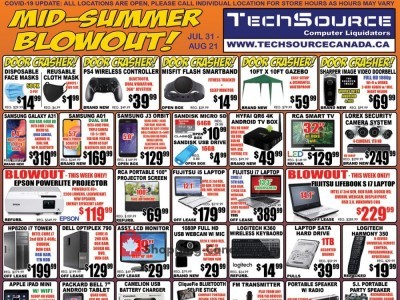 TechSource Canada Flyers, Weekly ads in Canada | Shopping Canada