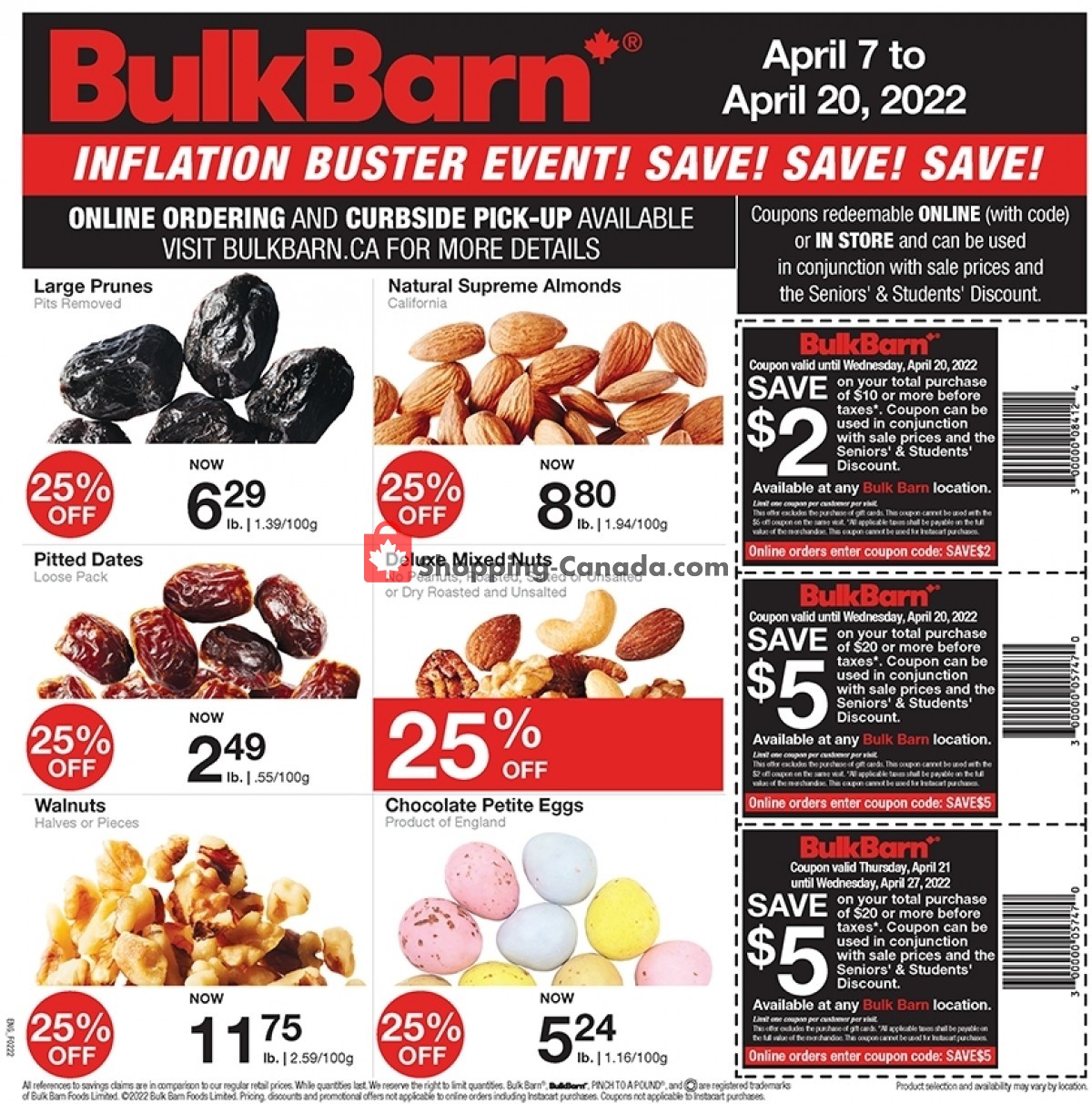 Bulk Barn Canada, flyer - (Inflation Buster Event): April 7 - April 20 ...
