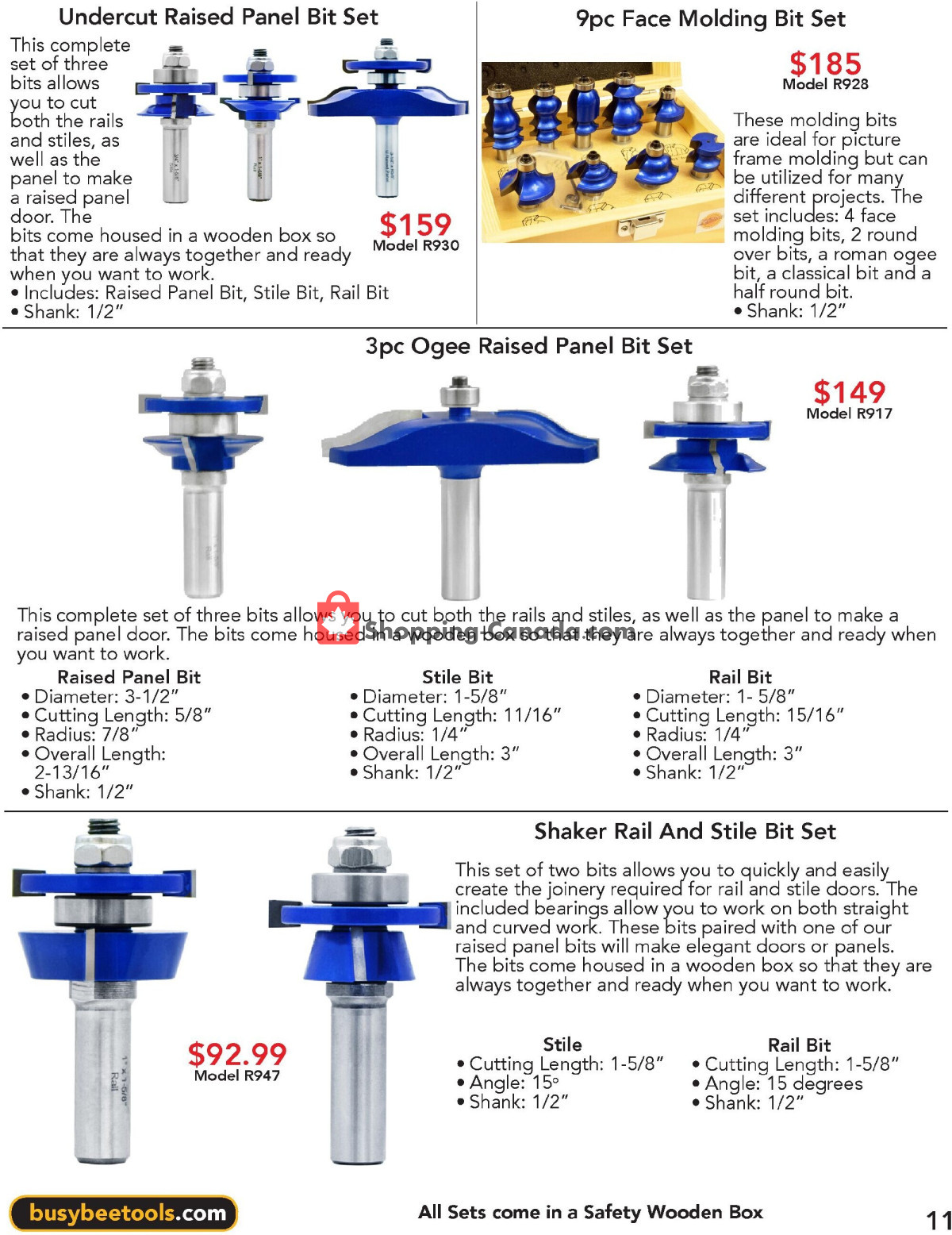 Busy Bee Tools Canada, flyer - (Tools Router Bit & Accessories ...