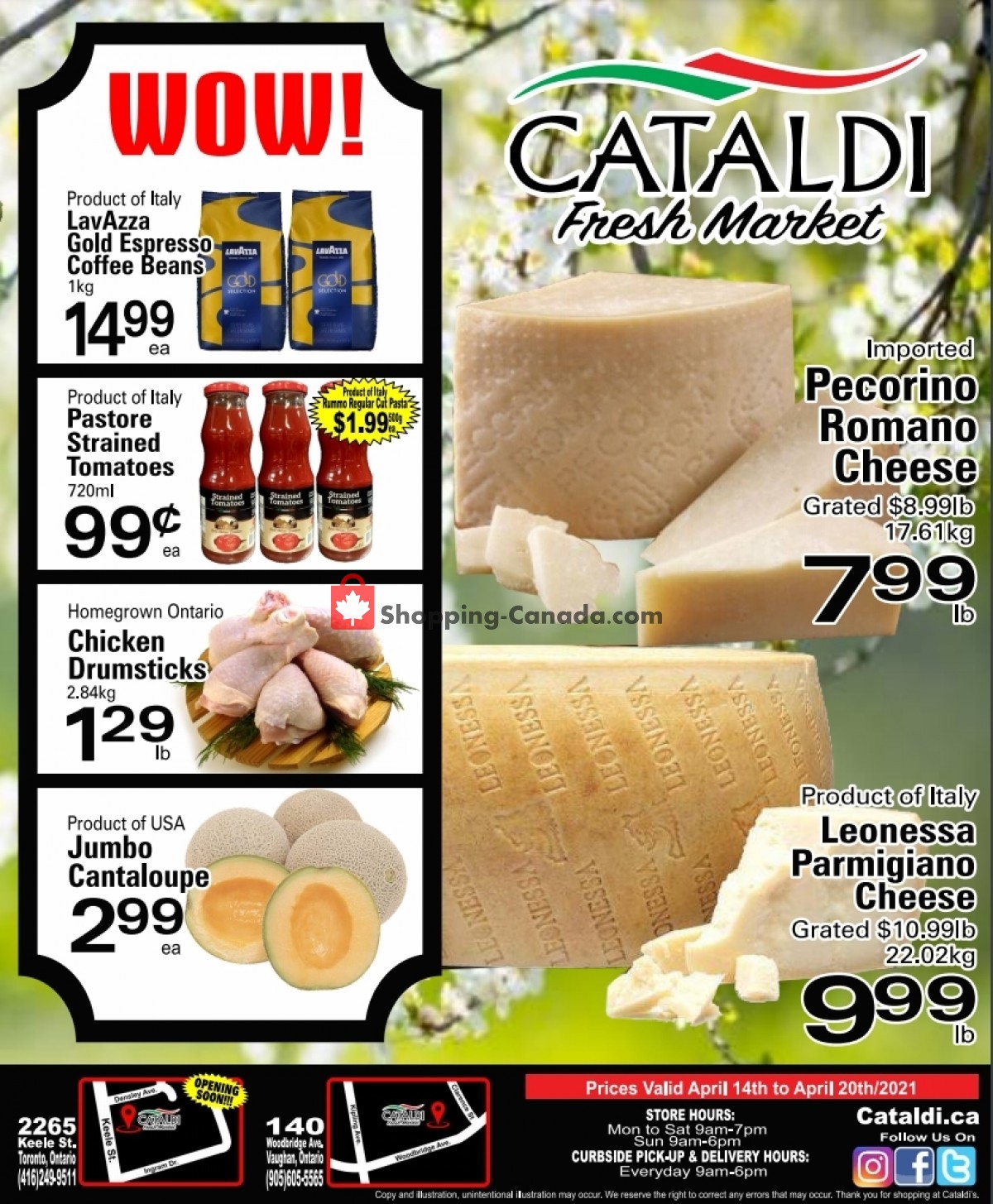 Cataldi Fresh Market Canada, flyer - (Hot Deals): April 14 - April 20 ...