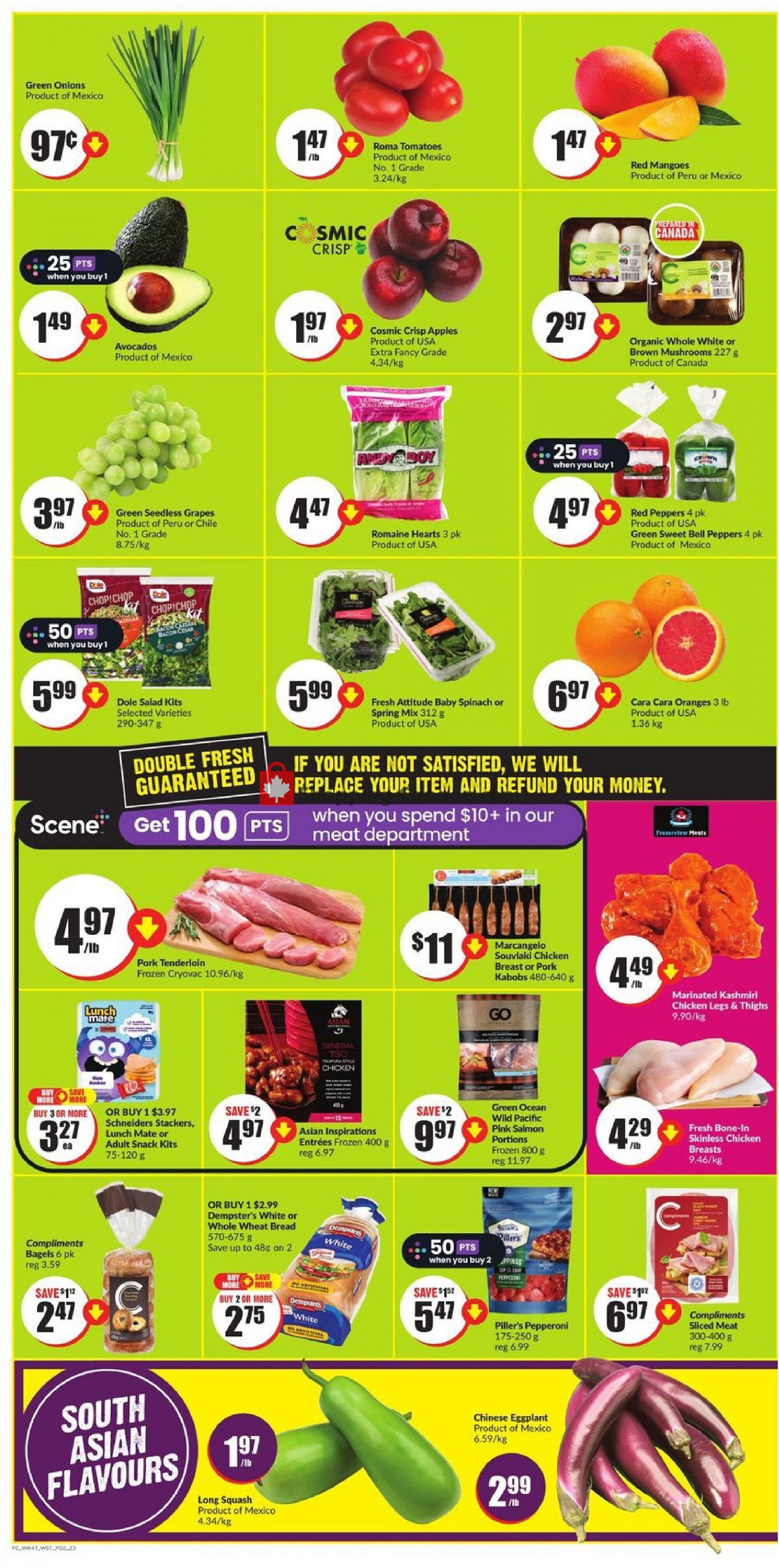 Chalo FreshCo Canada, flyer - (Scene Member Pricing - West): March 23 ...