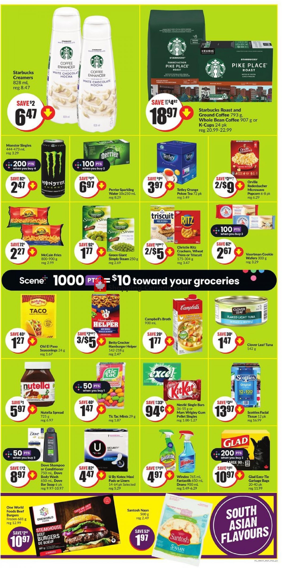 Chalo FreshCo Canada, flyer - (Scene Member Pricing - West): March 23 ...