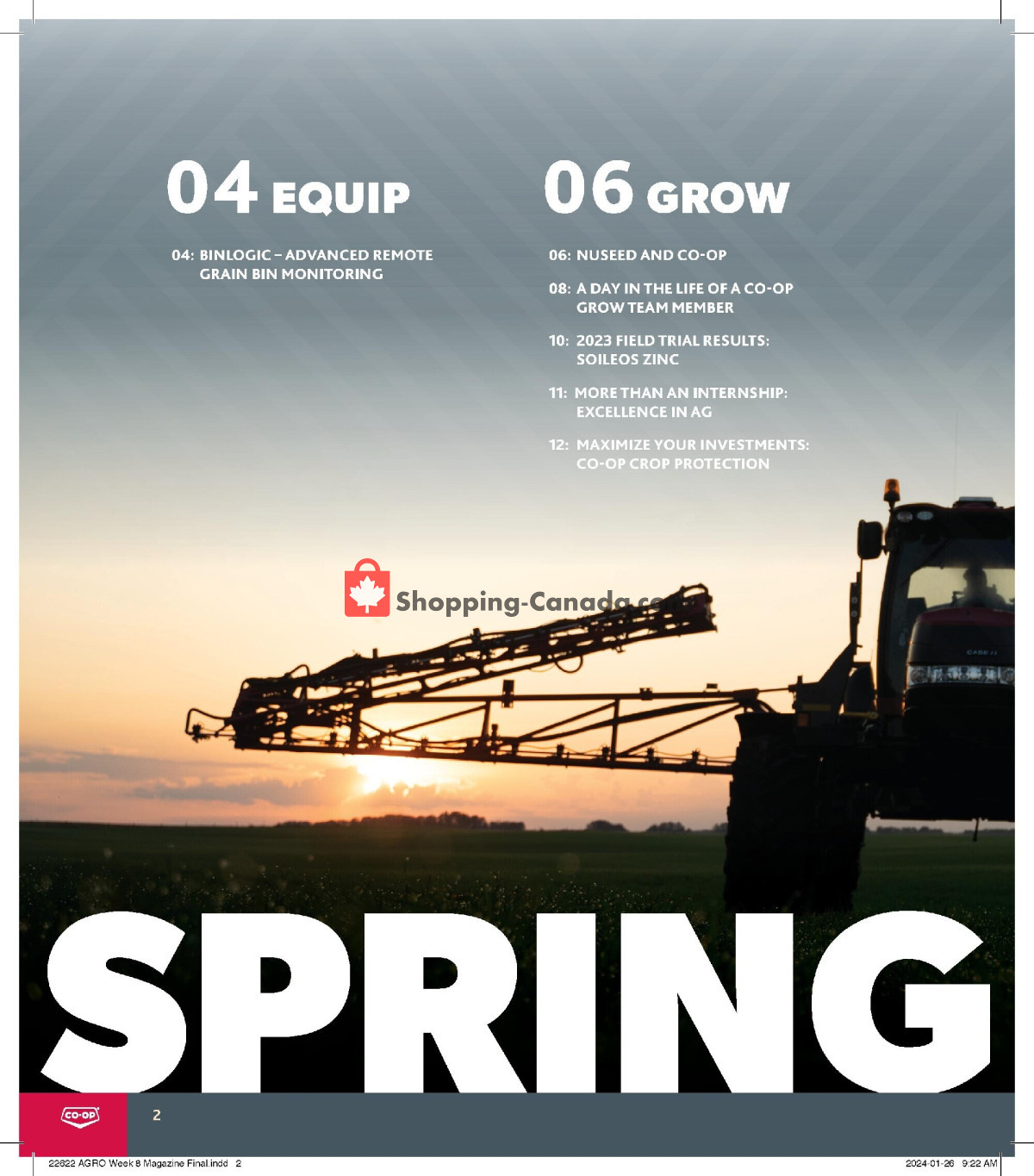 Co-op Canada, flyer - (Agro - 2024 Spring Agro Advisor): February 15 - May 15, 2024 | Shopping ...