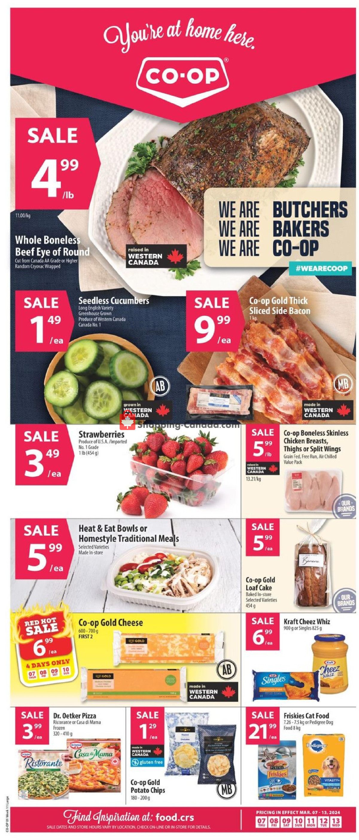 Co-op Canada, flyer - (weekly offer - Food - SK): March 7 - March 13 ...