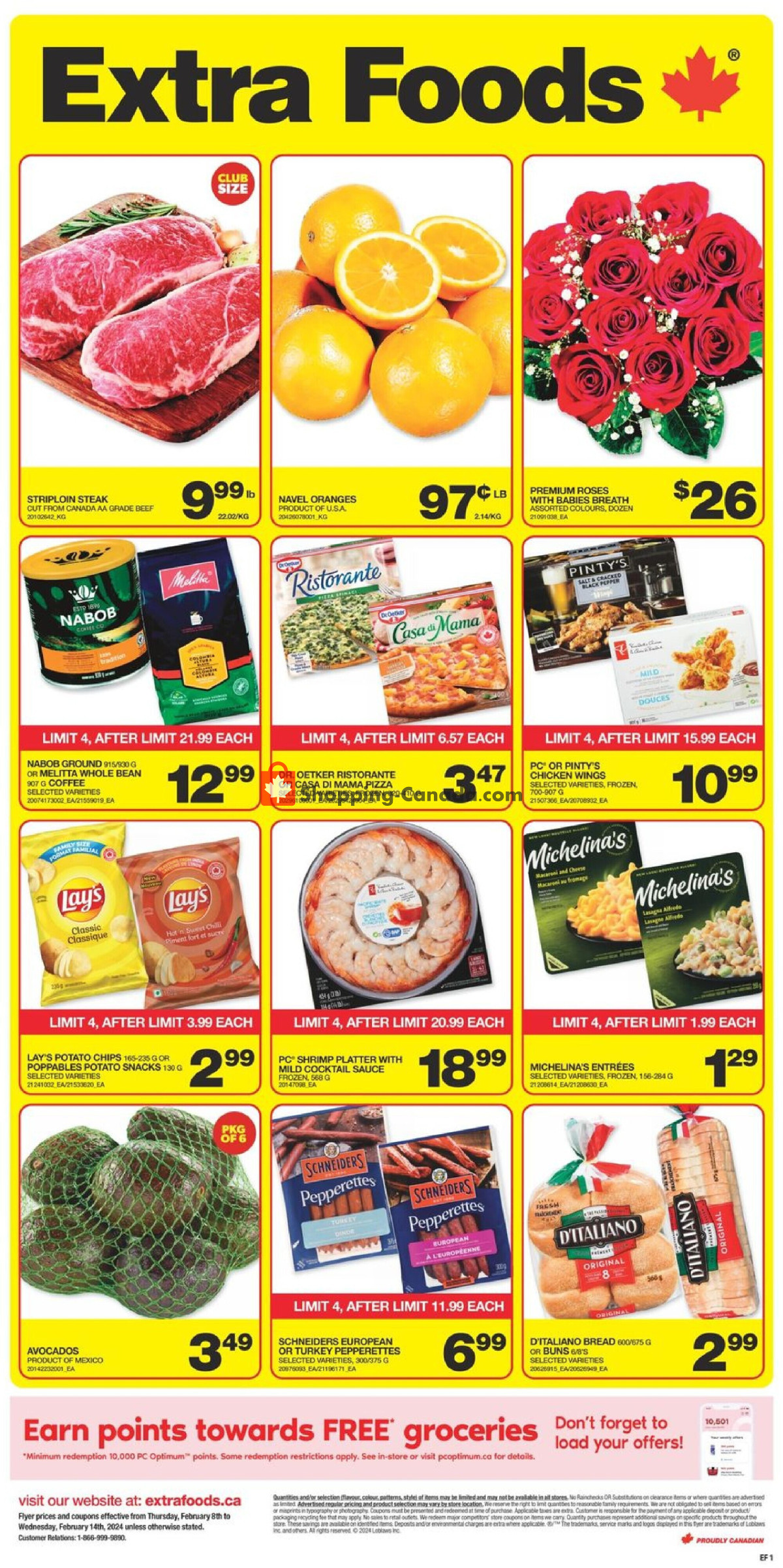 Extra Foods Canada, flyer - (Hit of the Month): February 8 - February ...