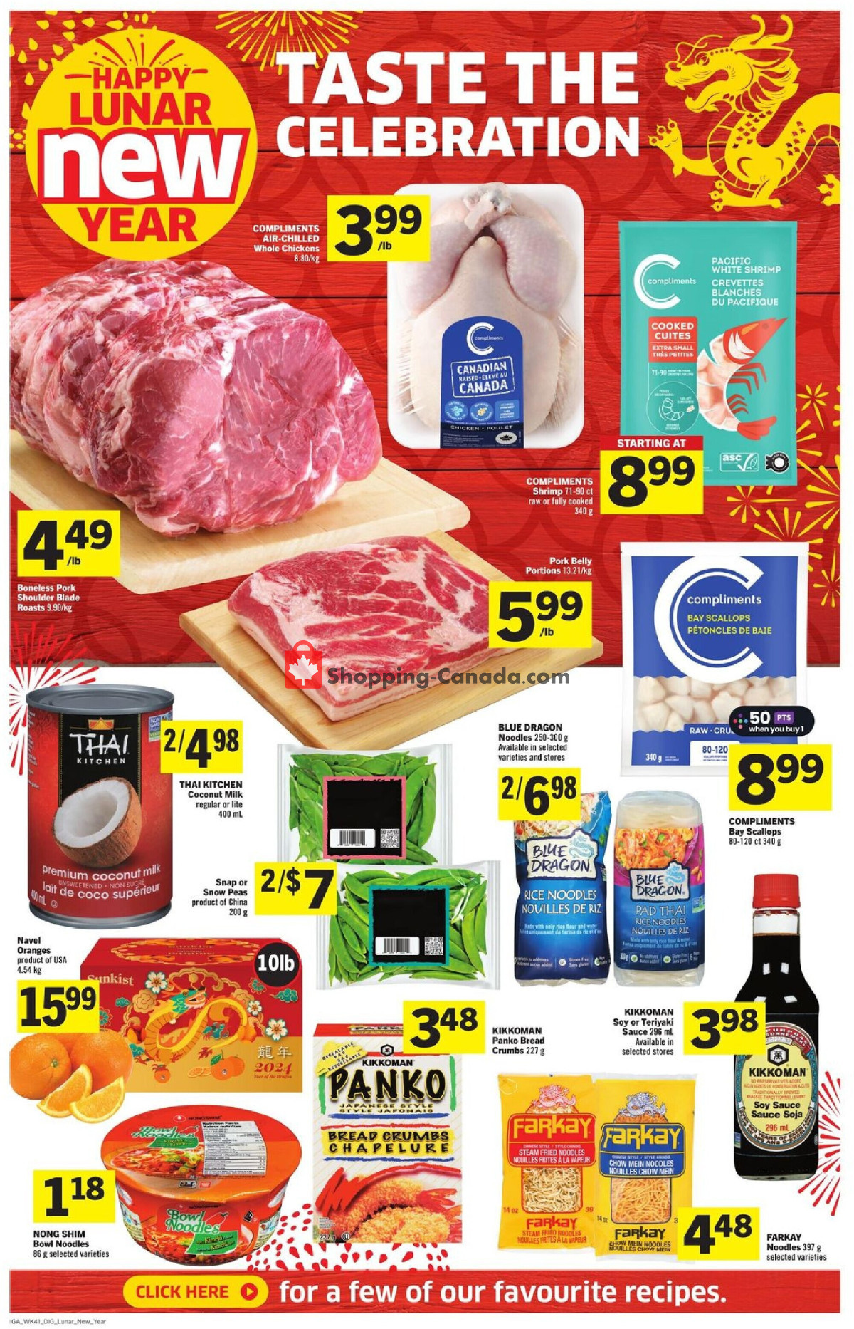 IGA Extra Canada, flyer - (Celebrate Valentine's Day - ON): February 8 ...