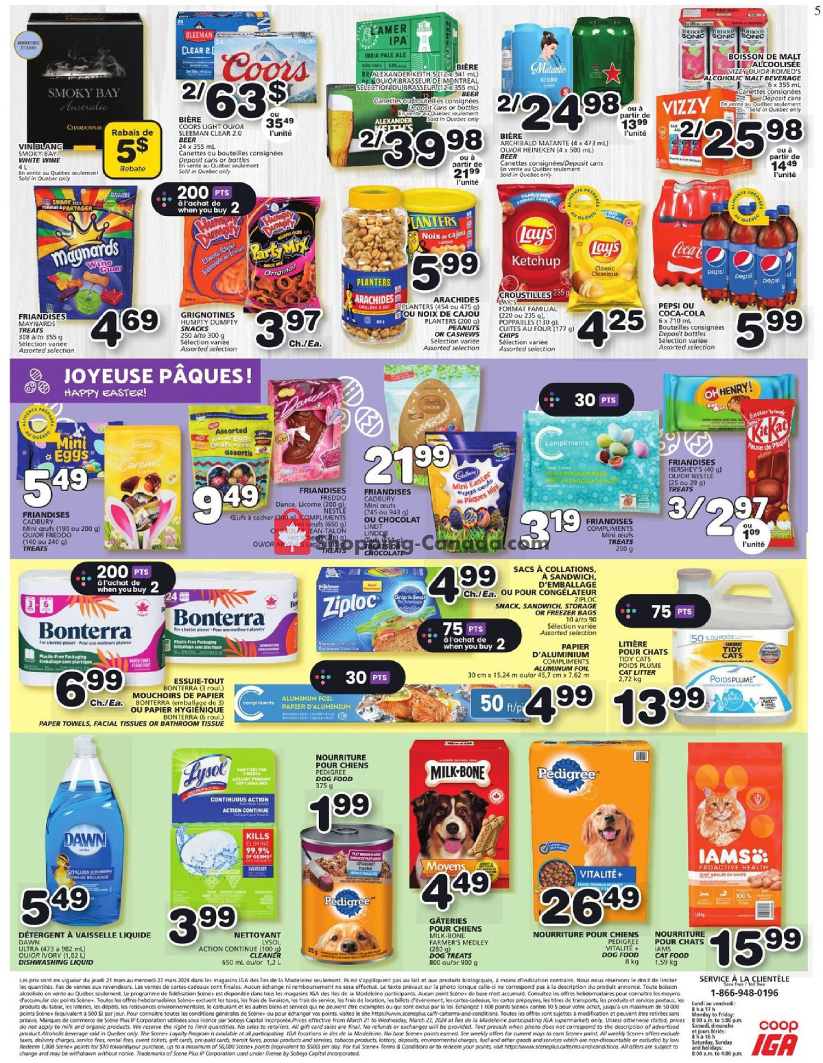 IGA Extra Canada, flyer - (Hot offers - Iles de la madeleine): March 21 ...