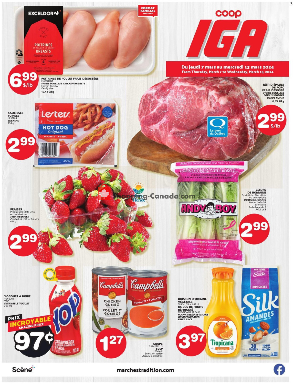 IGA Extra Canada, flyer - (Special offer - Iles de la madeleine): March ...