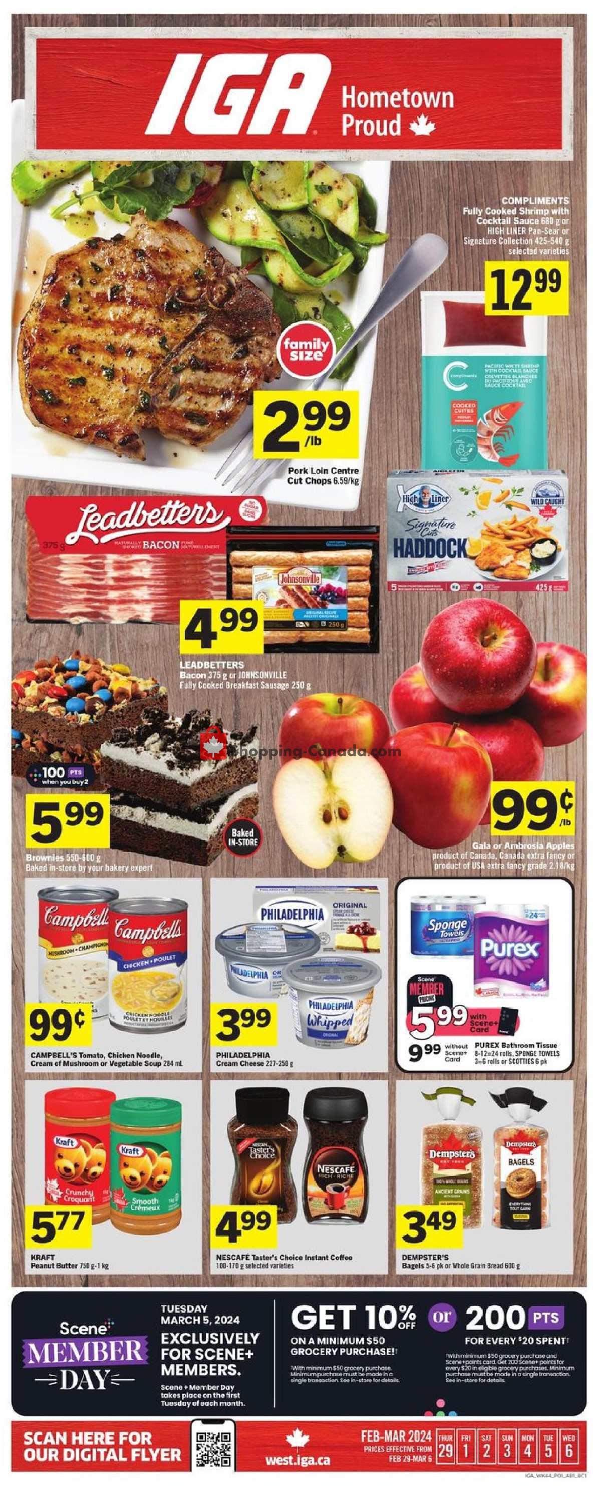 IGA Extra Canada, flyer - (Special Offer - West): February 29 - March 6, 2024 | Shopping Canada