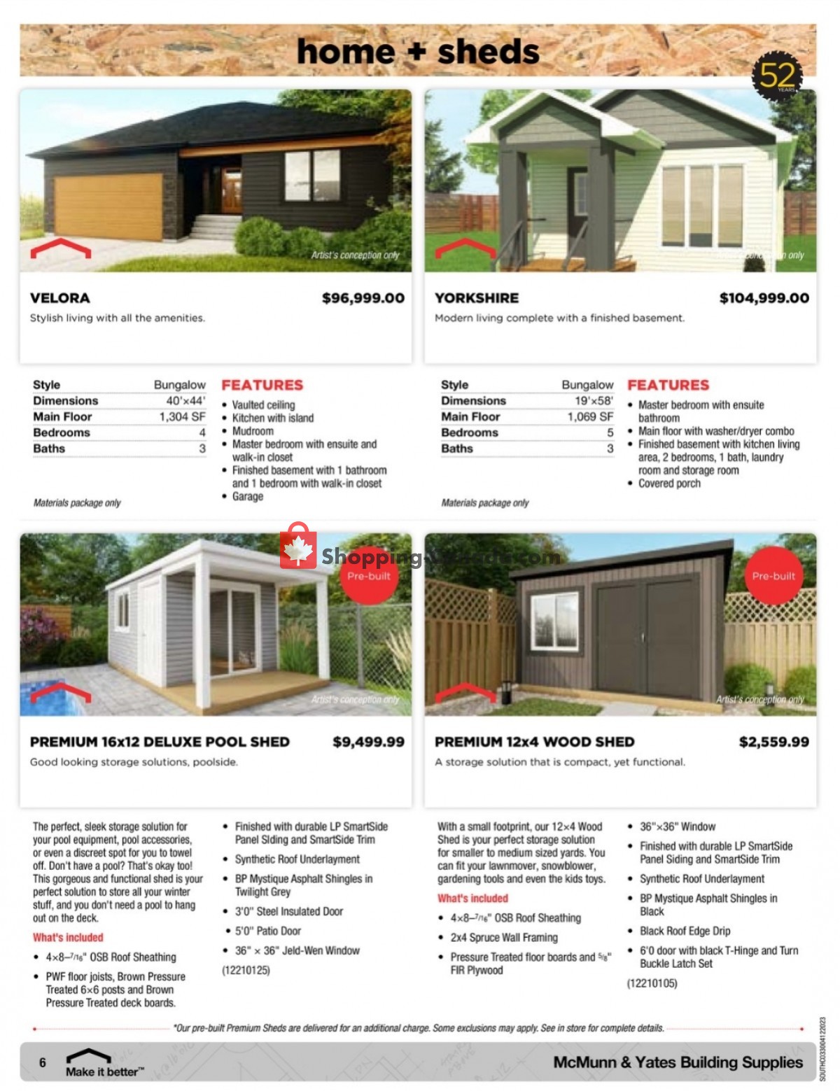 McMunn & Yates Canada, flyer - (Build Your Dream): March 30 - April 12 ...