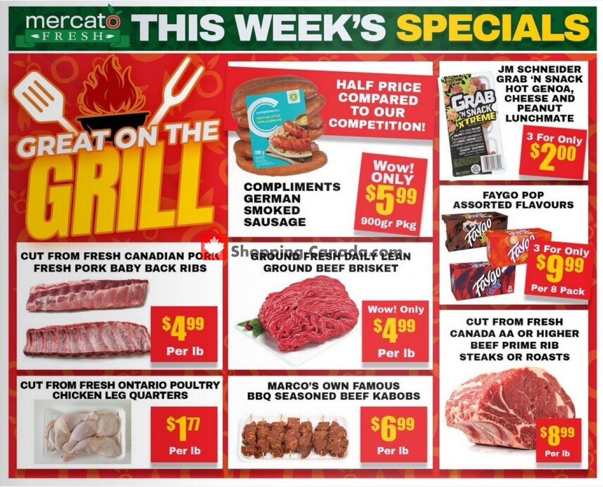 Mercato Fresh Canada, flyer - (This Week's Specials): August 4 - August ...