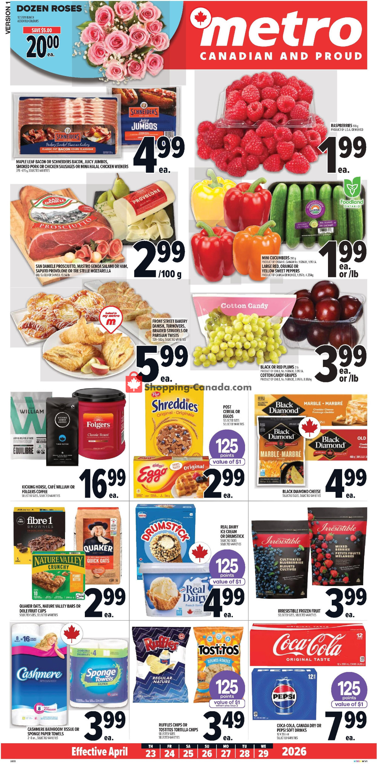 Metro Canada, flyer - Weekly Flyer: April 23 - April 29, 2026 ...