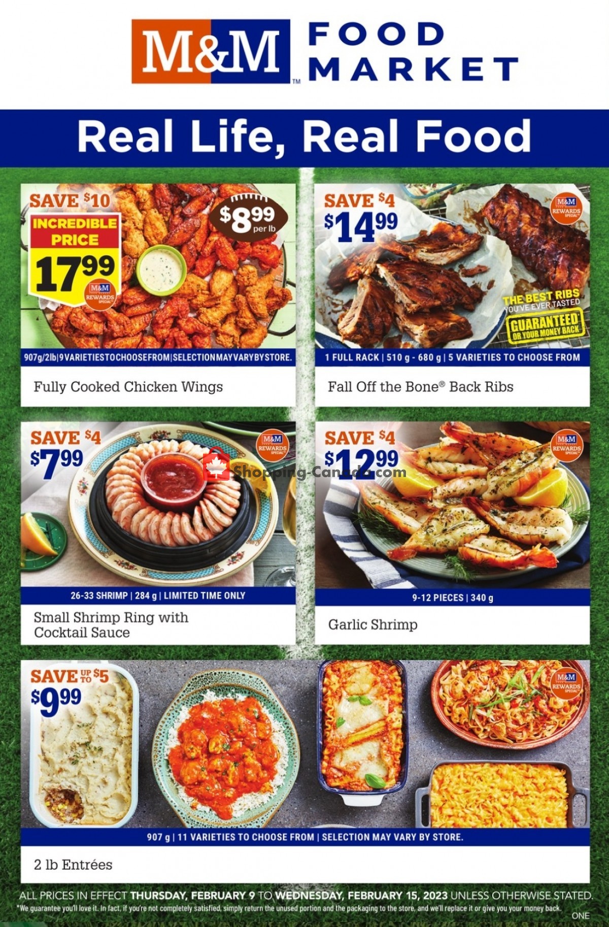 M&M Food Market Canada, flyer - (Real Life Real Food - ON): February 9 ...