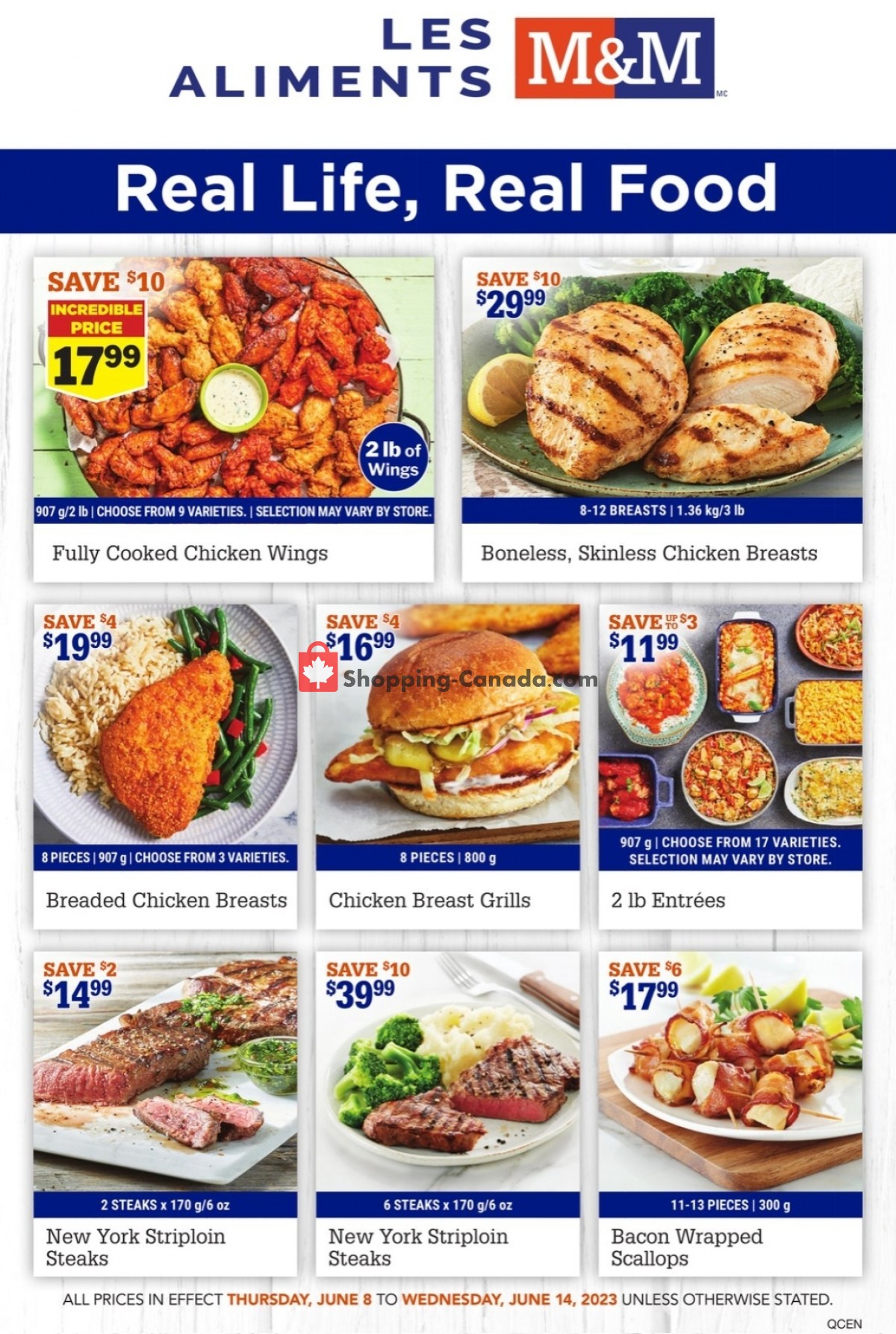 M&M Food Market Canada, flyer - (Real Life Real Food - QC): June 8 ...