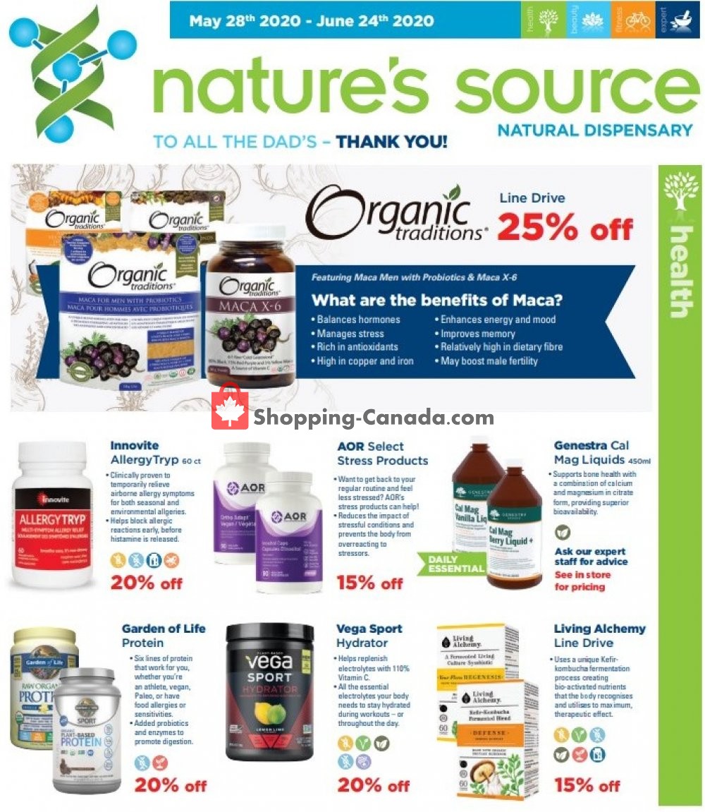 Nature's Source Canada, flyer - May 28 - June 24, 2020 | Shopping Canada