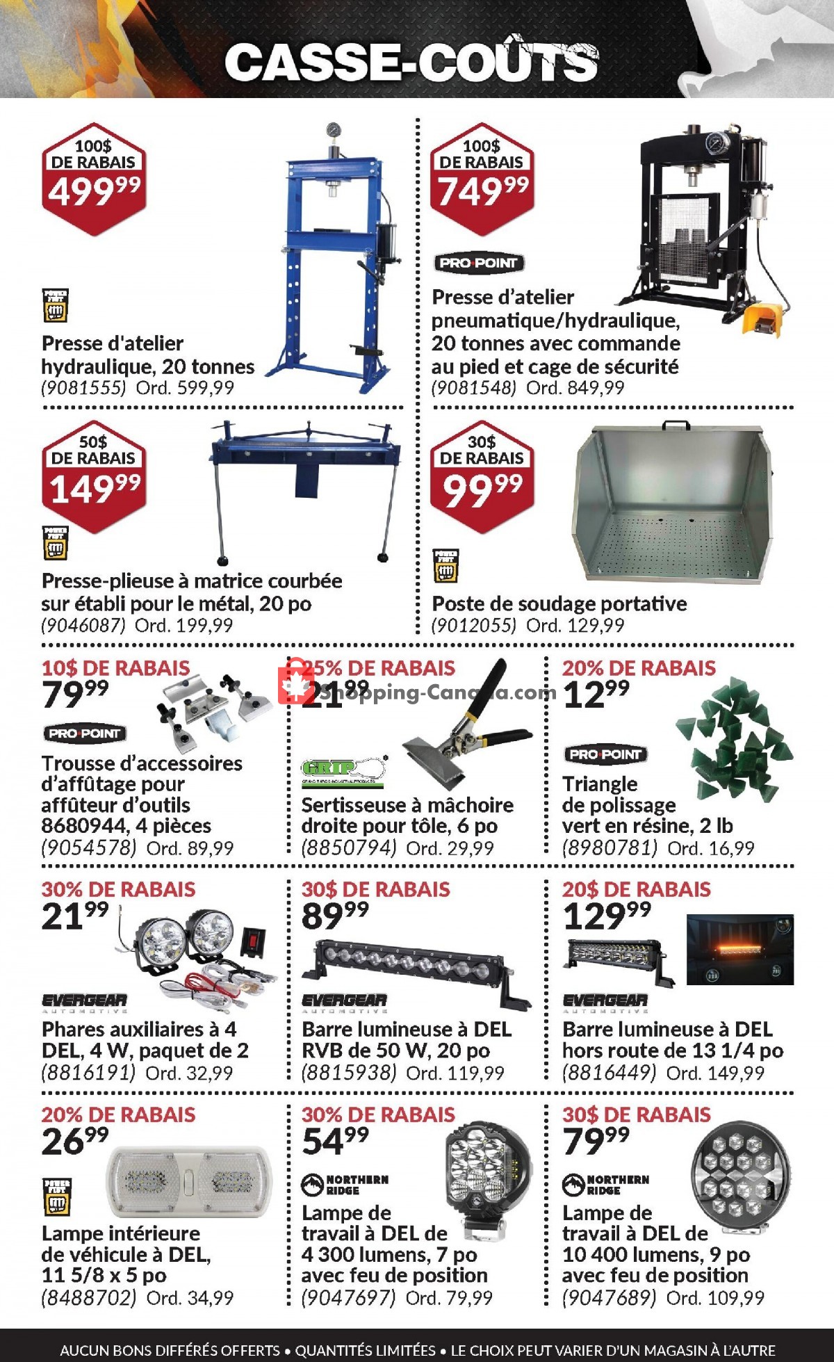 Princess Auto Canada, flyer - (Casse Cout's - QC): May 1 - May 31, 2023 ...