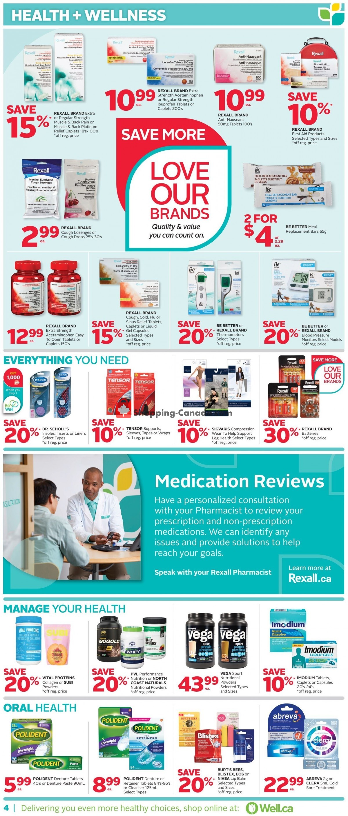Rexall Drug Store Canada, flyer - (Special Offer - ON): December 30 ...