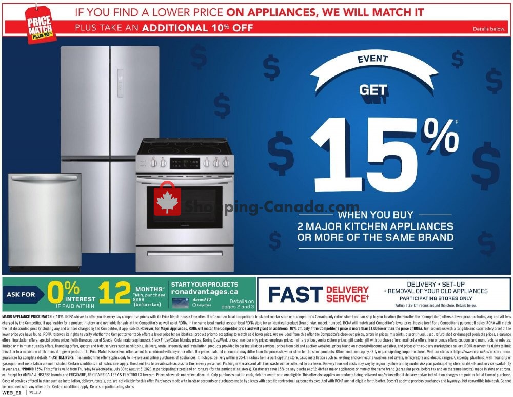 Rona Canada, flyer - (Do More At Home Outside - West): July 30 - August ...