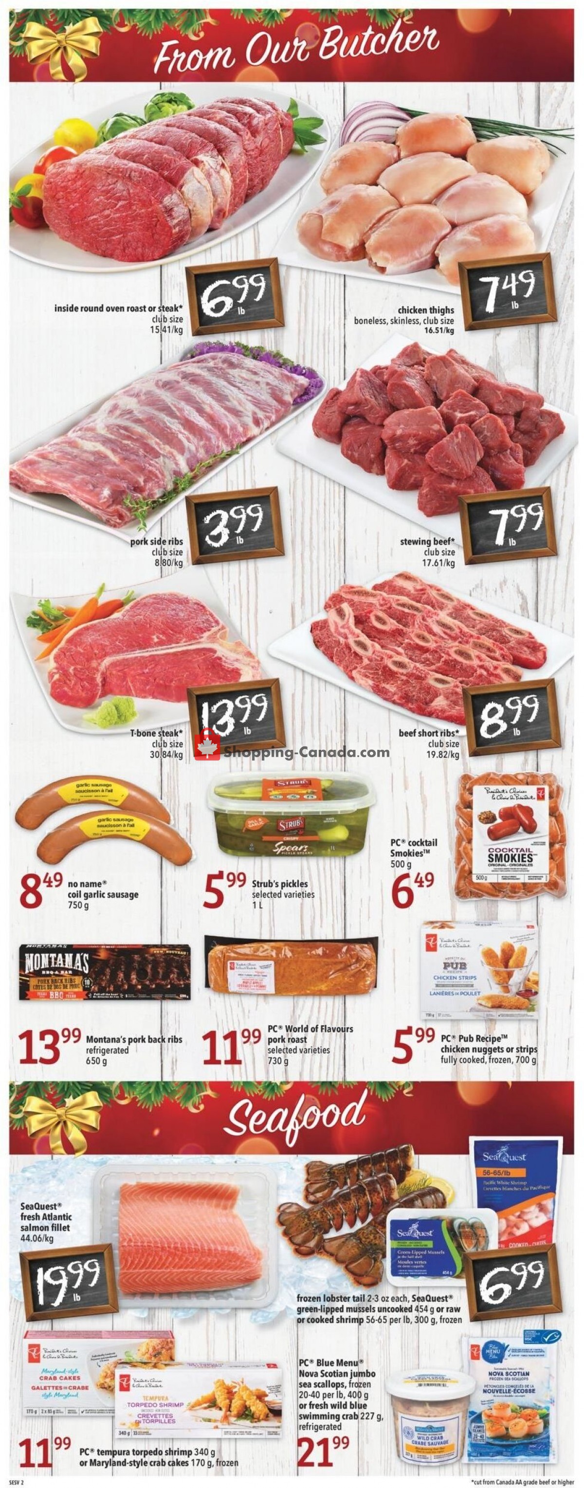 Shop Easy Foods & SuperValu Canada, flyer - (Happy Holidays): December ...
