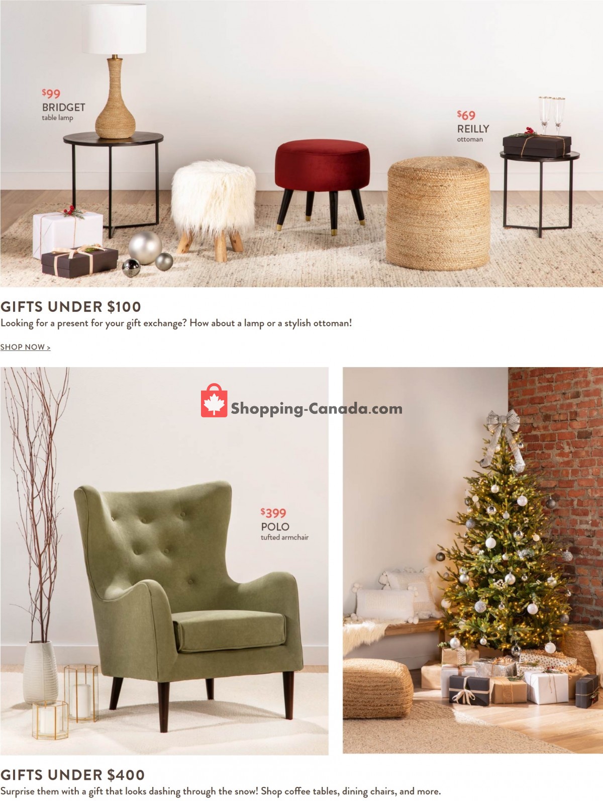 Structube Canada, flyer - (Holiday Gift Guide): December 16 - December ...