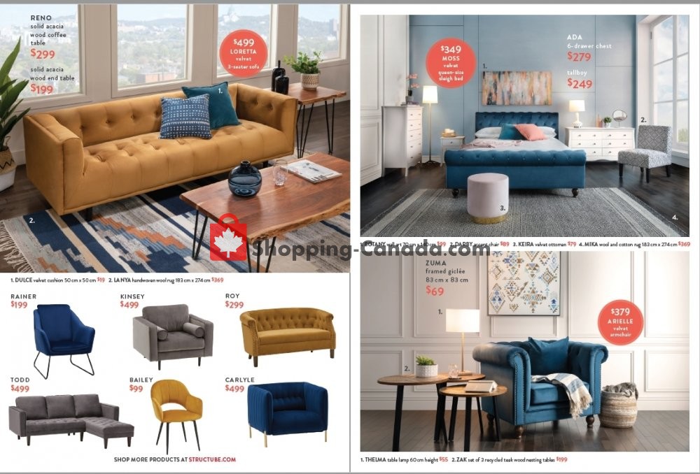 Structube Canada, flyer - (Low Prices): August 1 - October 31, 2020 ...