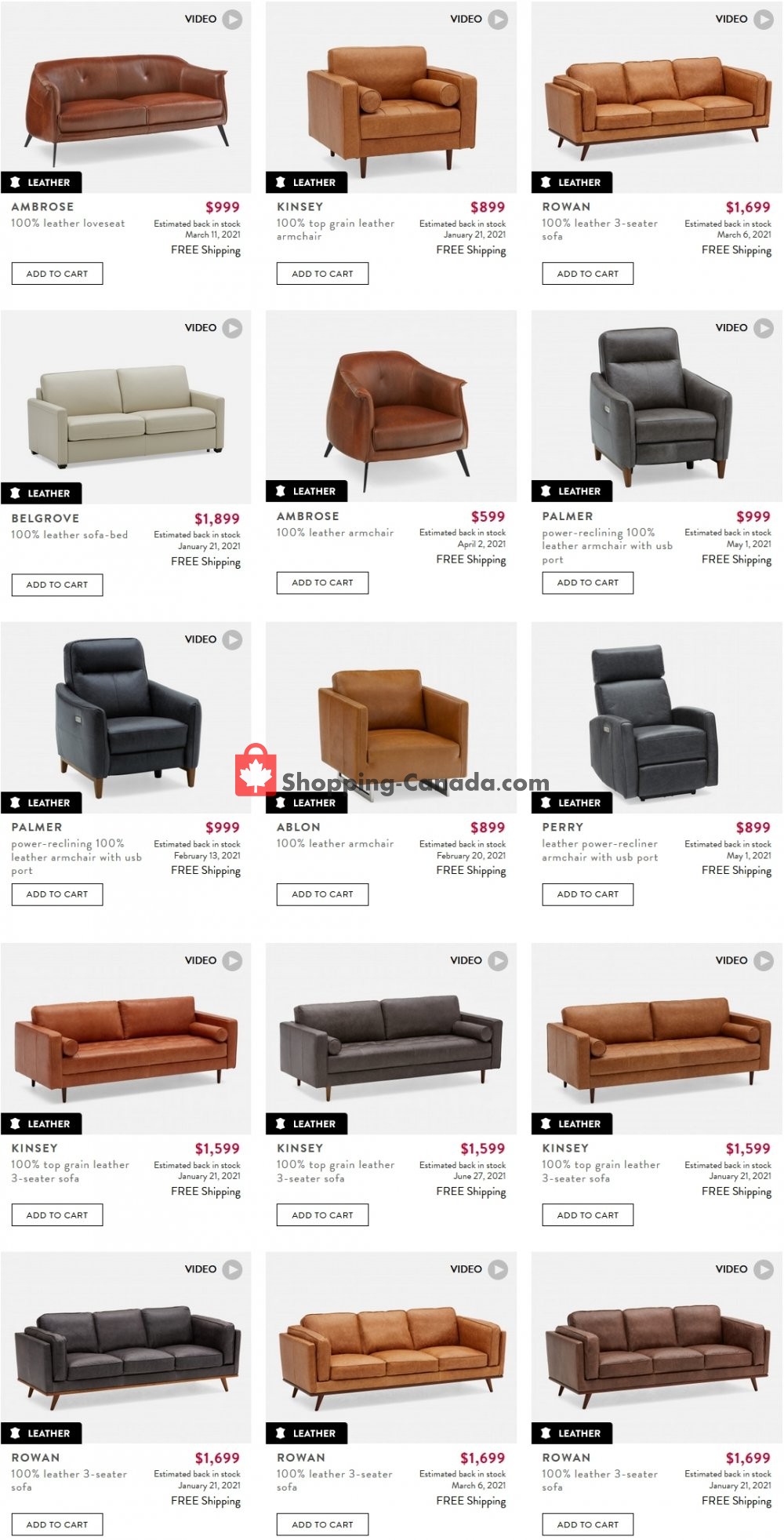 Structube Canada, flyer - (Special Offer): January 6 - January 12, 2021 ...