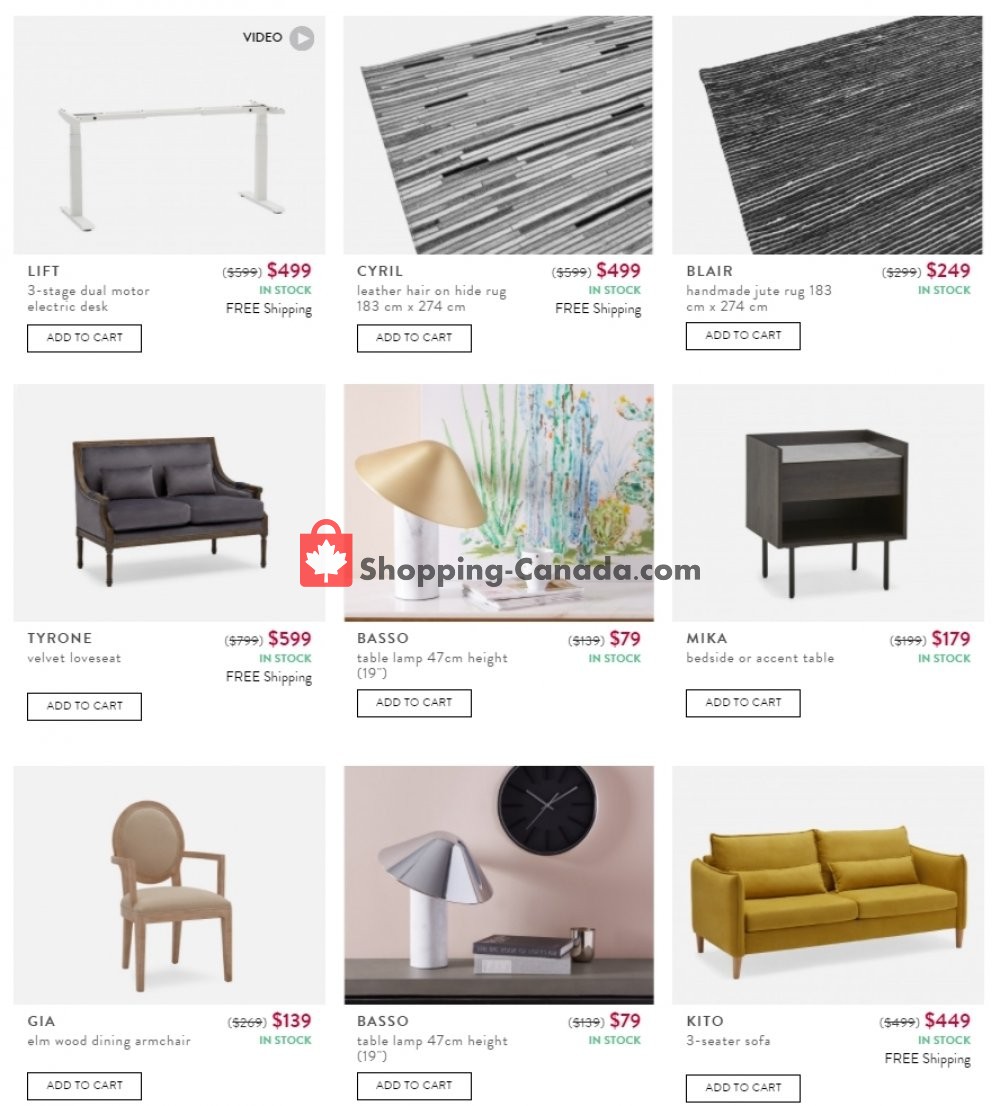 Structube Canada, flyer - (Special Offer): November 10 - November 16 ...