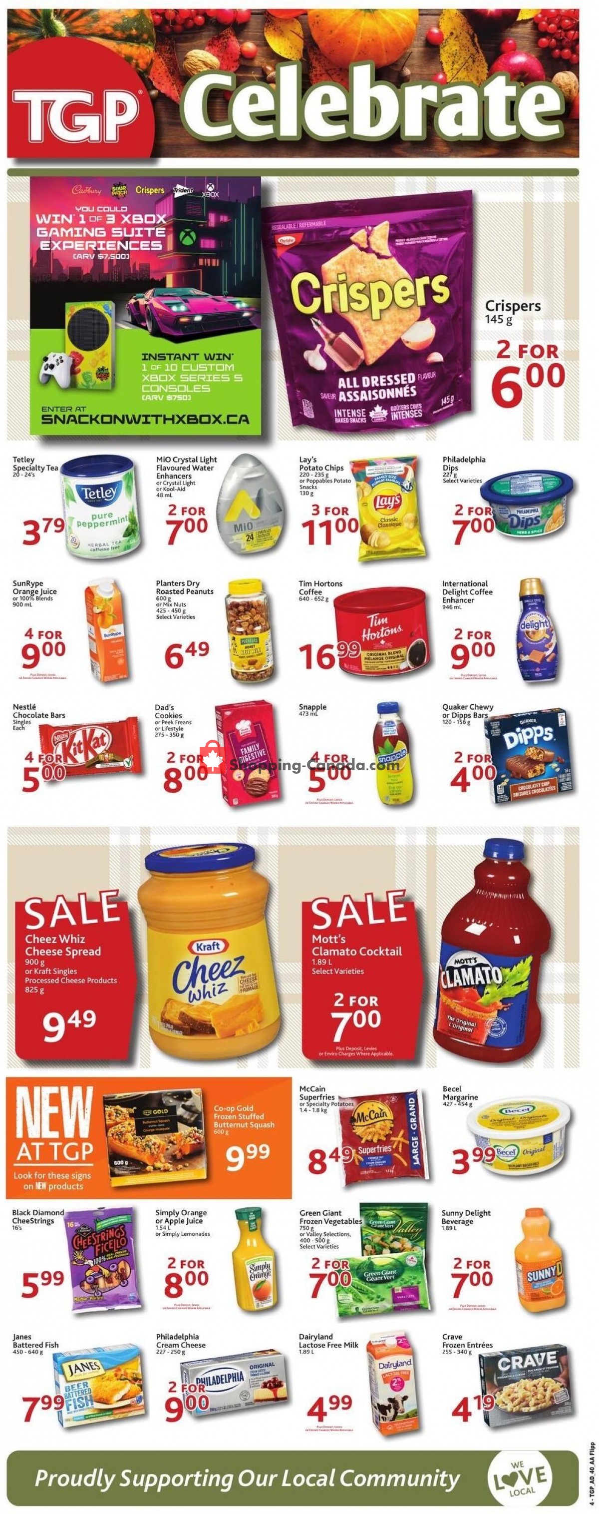 TGP Canada, flyer - Special Offer - Week Long Savings: September 28 ...