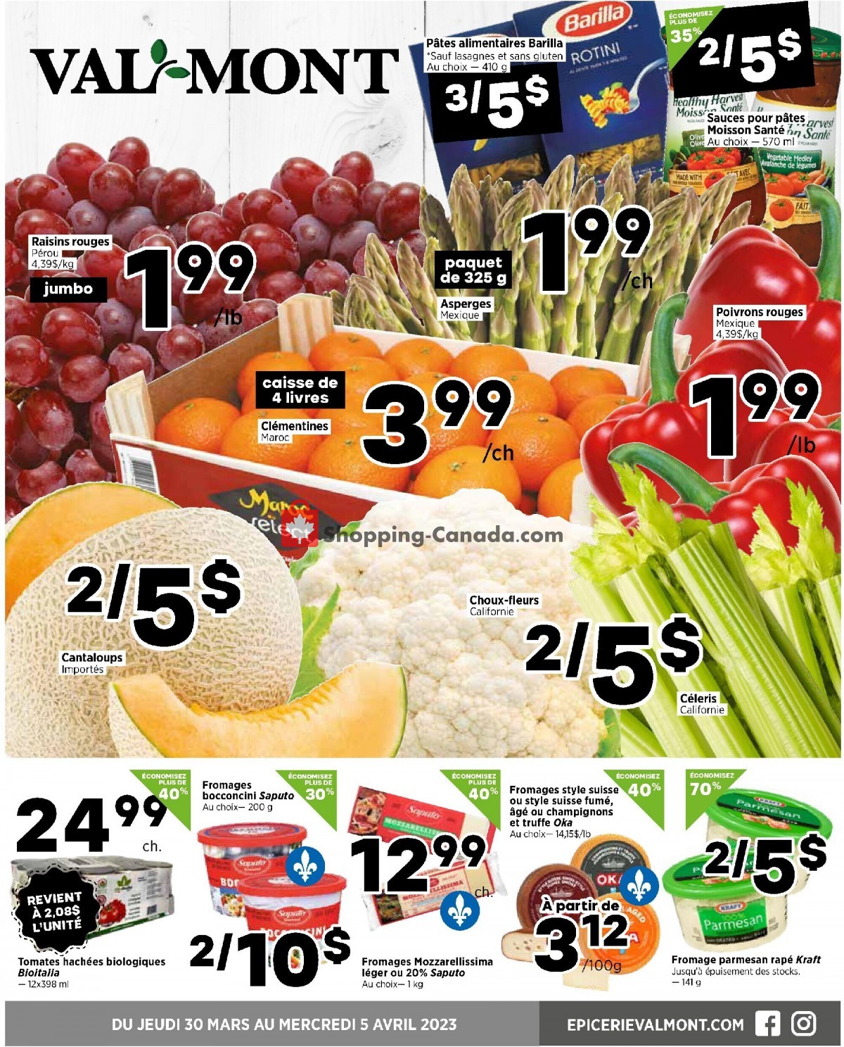 Val-Mont Canada, flyer - (Special Offer - Boucherville): March 30 ...