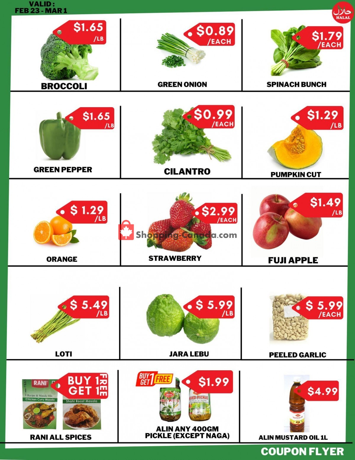 Victoria Supermarket Canada, flyer - (Back To Stock Sale): February 23 ...