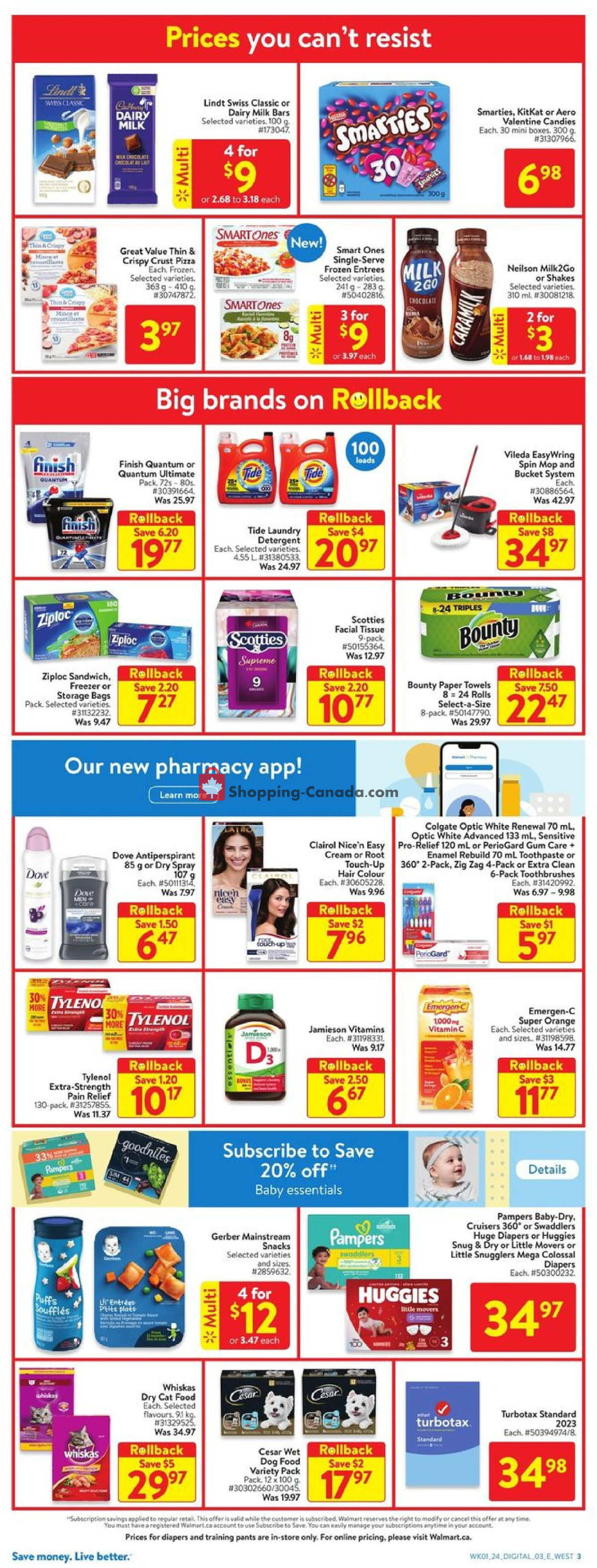 Walmart Canada, flyer - (Always Low Prices - West): January 25 ...